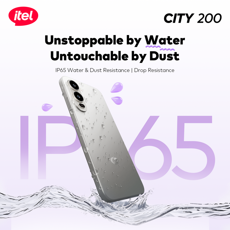 itel City 200 Smartphone – 6.78” 120Hz Display, 50MP AI Camera, 5200mA